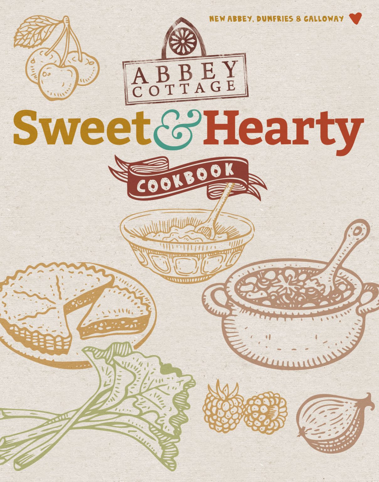 Sweet & Hearty Cookbook - Abbey Cottage Tearoom, Dumfries